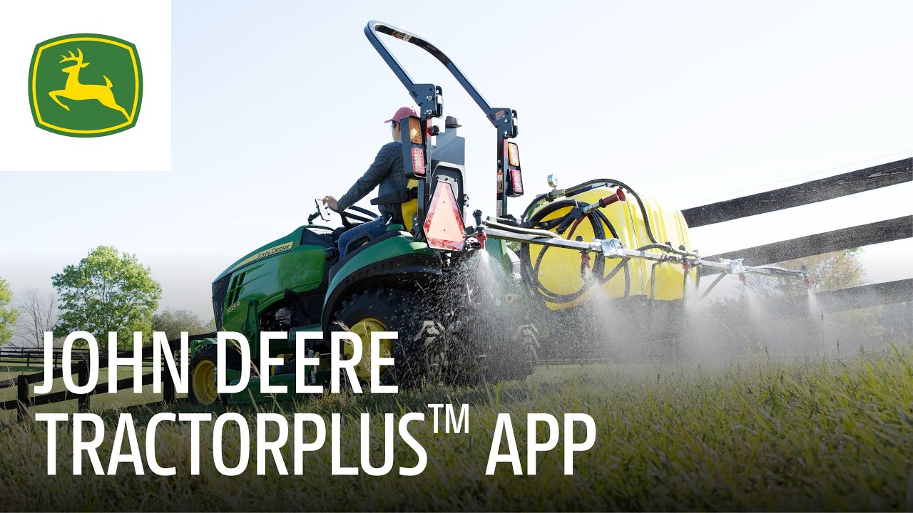 GPS Sprayer Function | John Deere TractorPlus™ App - YouTube