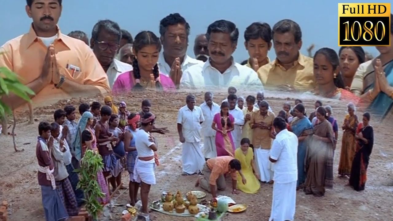bhoomi pooja scene | Pandavar Bhoomi Tamil Movie Songs | Arun Vijay ...