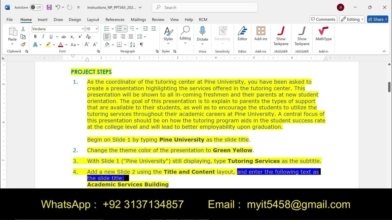New Perspectives PowerPoint 365/2021 | Module 1: SAM Project 1a Pine ...