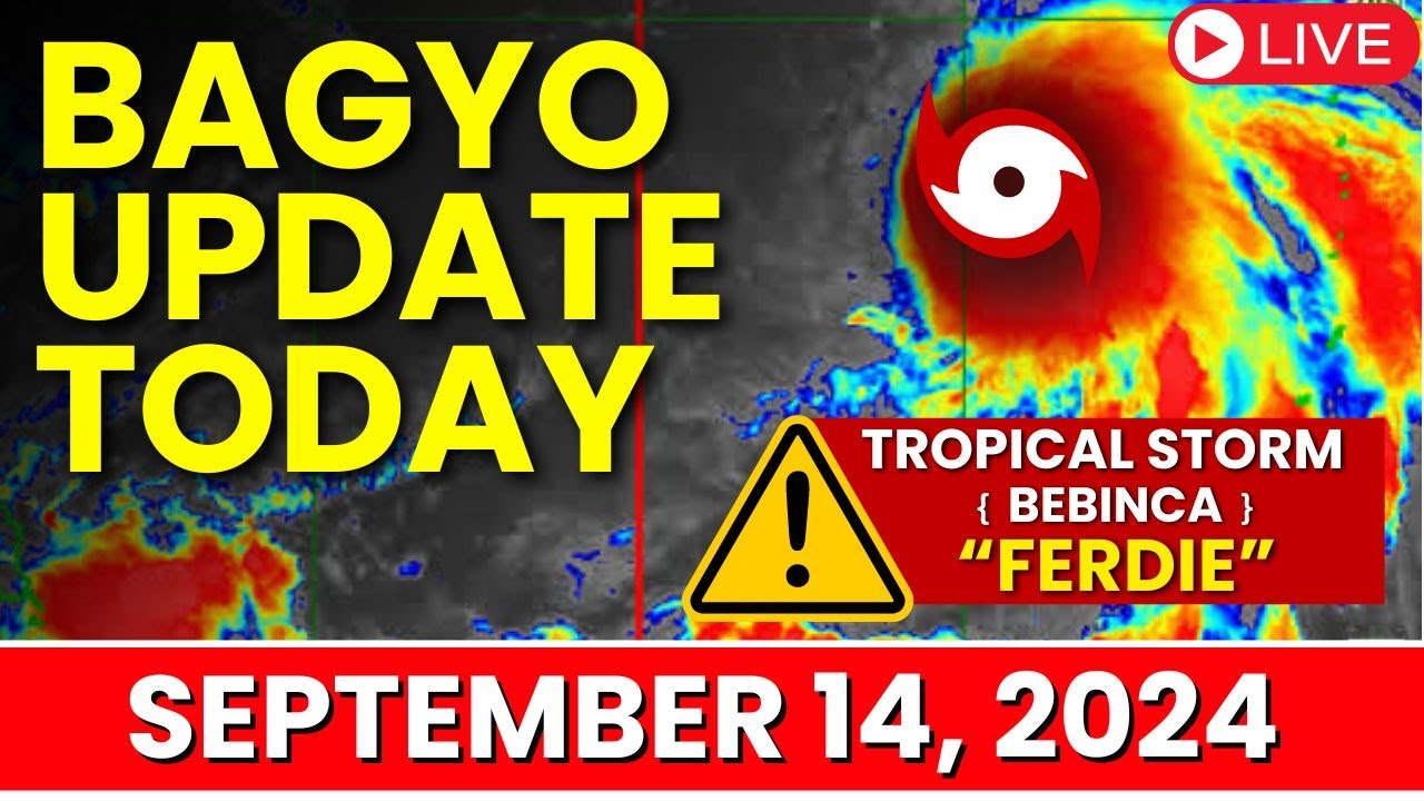 Bagyo Update Today September 14, 2024 | Low Pressure Area in the ...