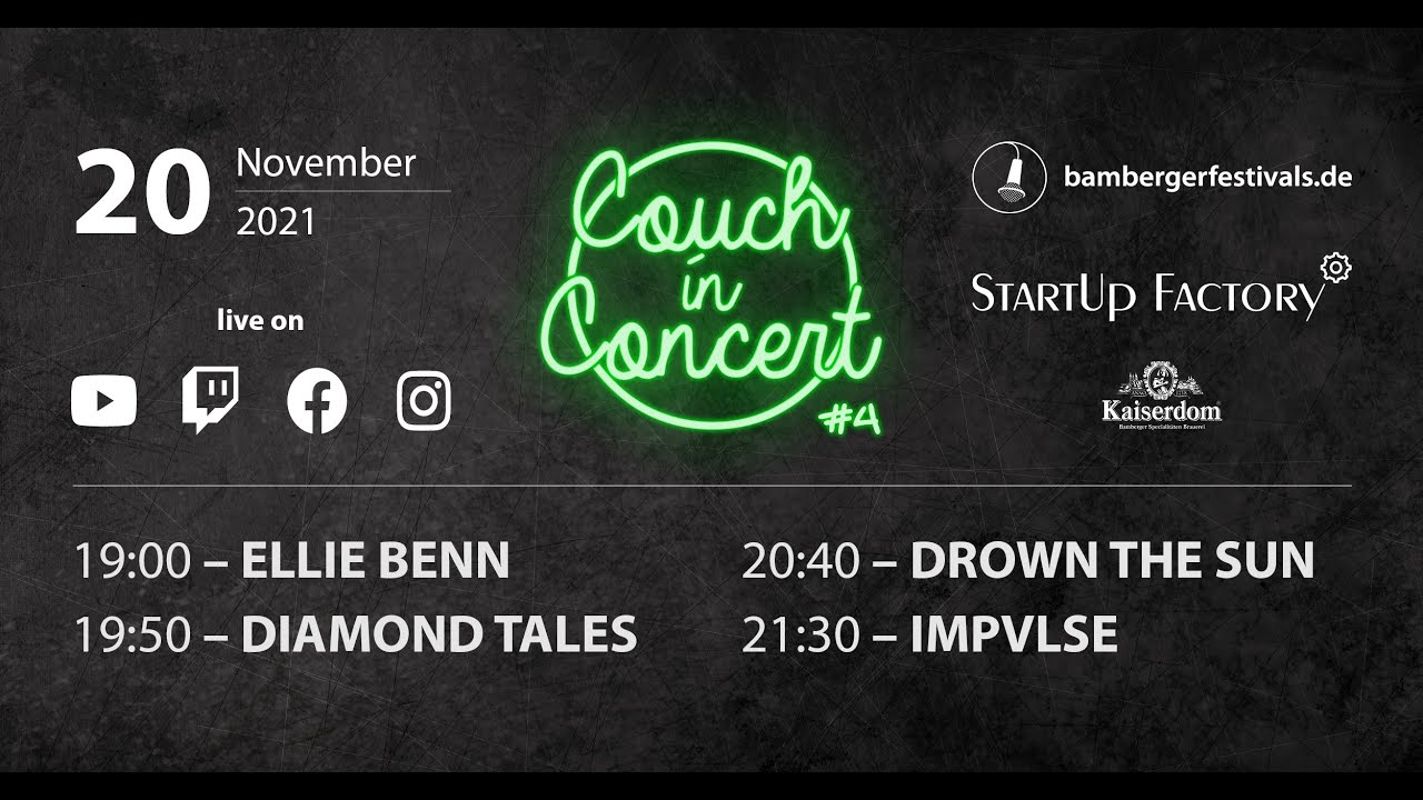 Couch in Concert #4 am 20. November 2021 - YouTube