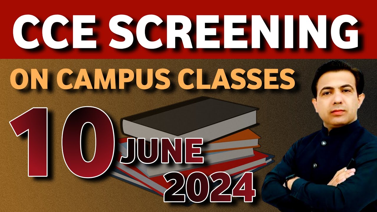 CCE Screening Test Preparation On Campus Classes At The Ascenders ...