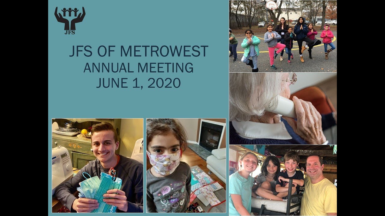 JFS of Metrowest 2020 Annual Meeting - YouTube