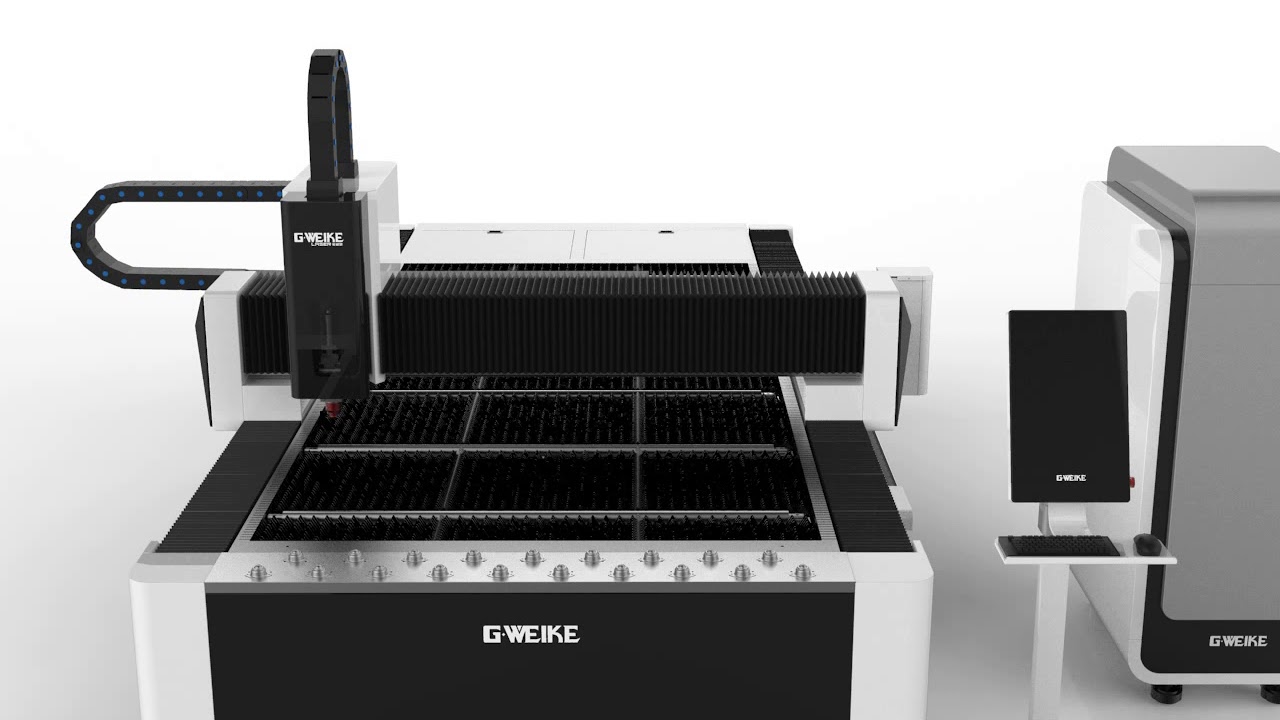 G.weike will show you the top laser technology LF3015LN fiber laser ...