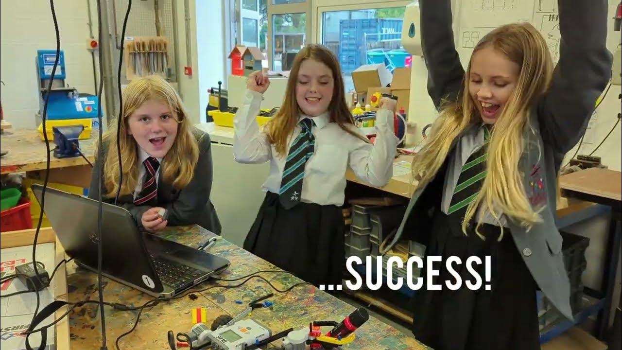 Year 7 Design & Technology lesson highlights - Robotics Challenge - YouTube