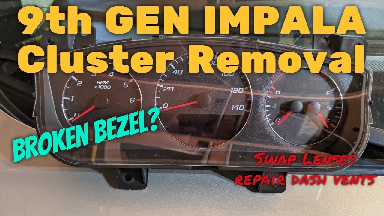 2006-2016 Impala/Limited (9th Gen) Instrument Cluster Removal and Lens ...