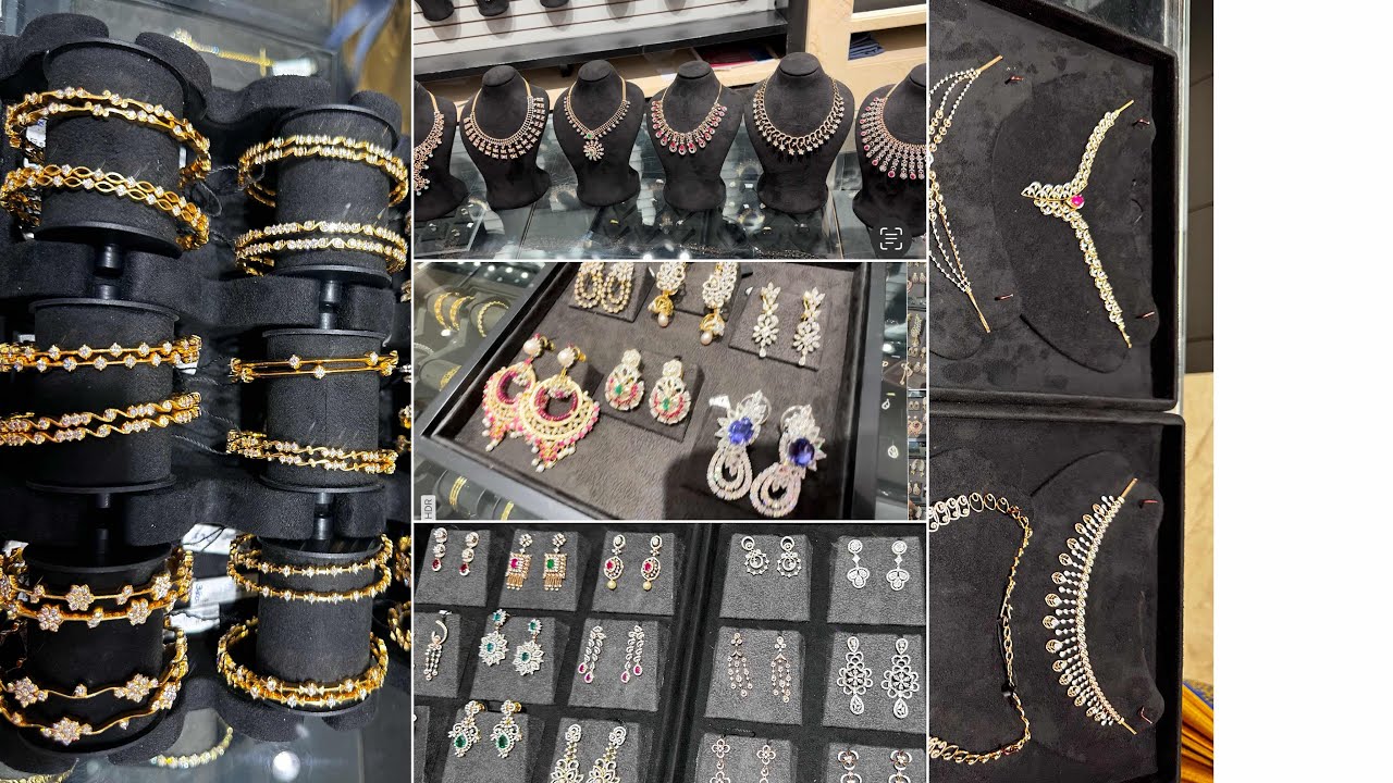 NAC Jewellers Diamond 💎 Jewellery Designs Necklace Earrings Bangles ...