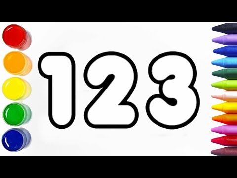 123456, Counting Number A for Apple, Preschool abc,Phonics one two ...