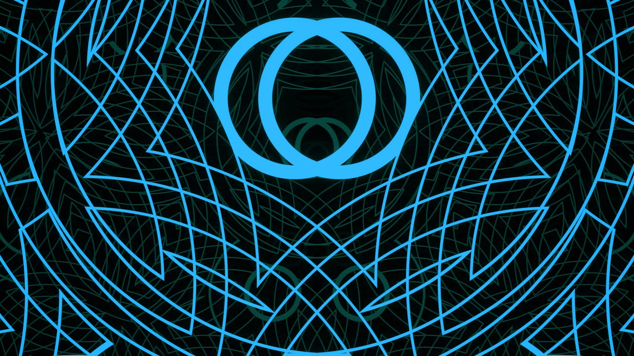 [4K] Trippy Lines and Circles VJ - Visual Loop - YouTube