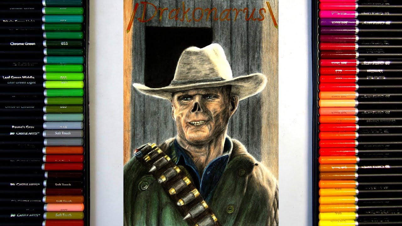 Drawing The Ghoul (Walton Goggins) - Fallout [4K/UHD] - Drakonarus ...