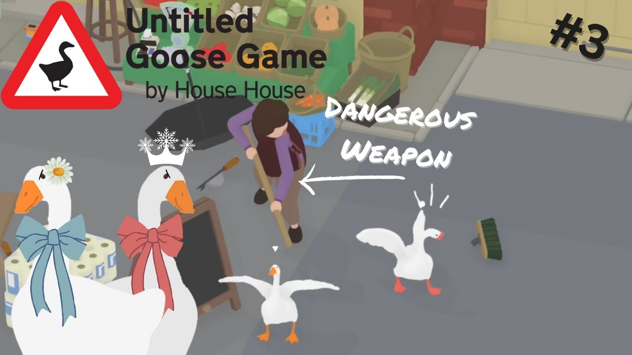 The Most Evil Lady | Untitled Goose Game | Part 3 - YouTube