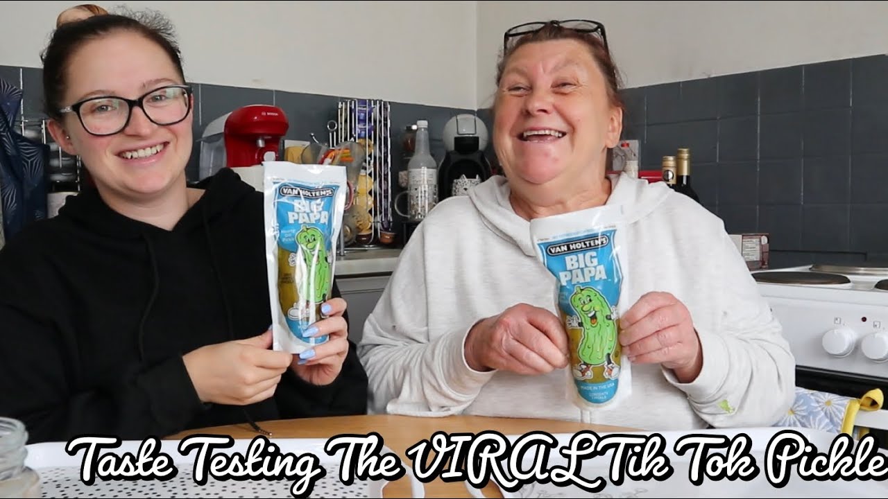Taste Testing The VIRAL Tik Tok Pickle - YouTube