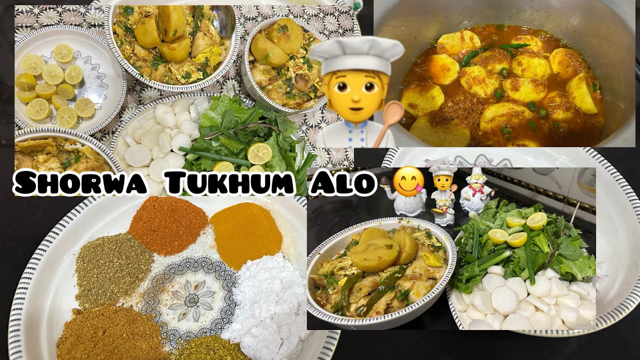 Shorwa Tukhum Alo 😋🍳||winter Recipe ||Easy Recipe Cooking Tips🧑‍🍳 - YouTube