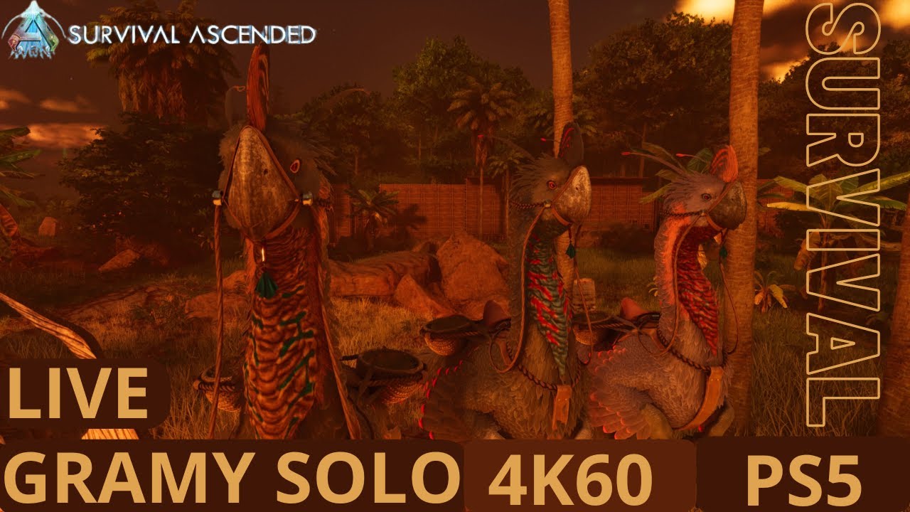 Ark Survival Ascended_GIGANTORAPTOR REX MEGALODON QUETZAL CERATOSAURUS ...