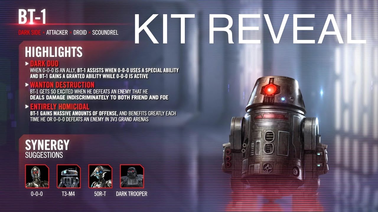 NEW Character Inbound: BT-1 Kit Reveal! | Evil R2D2! | Character From ...