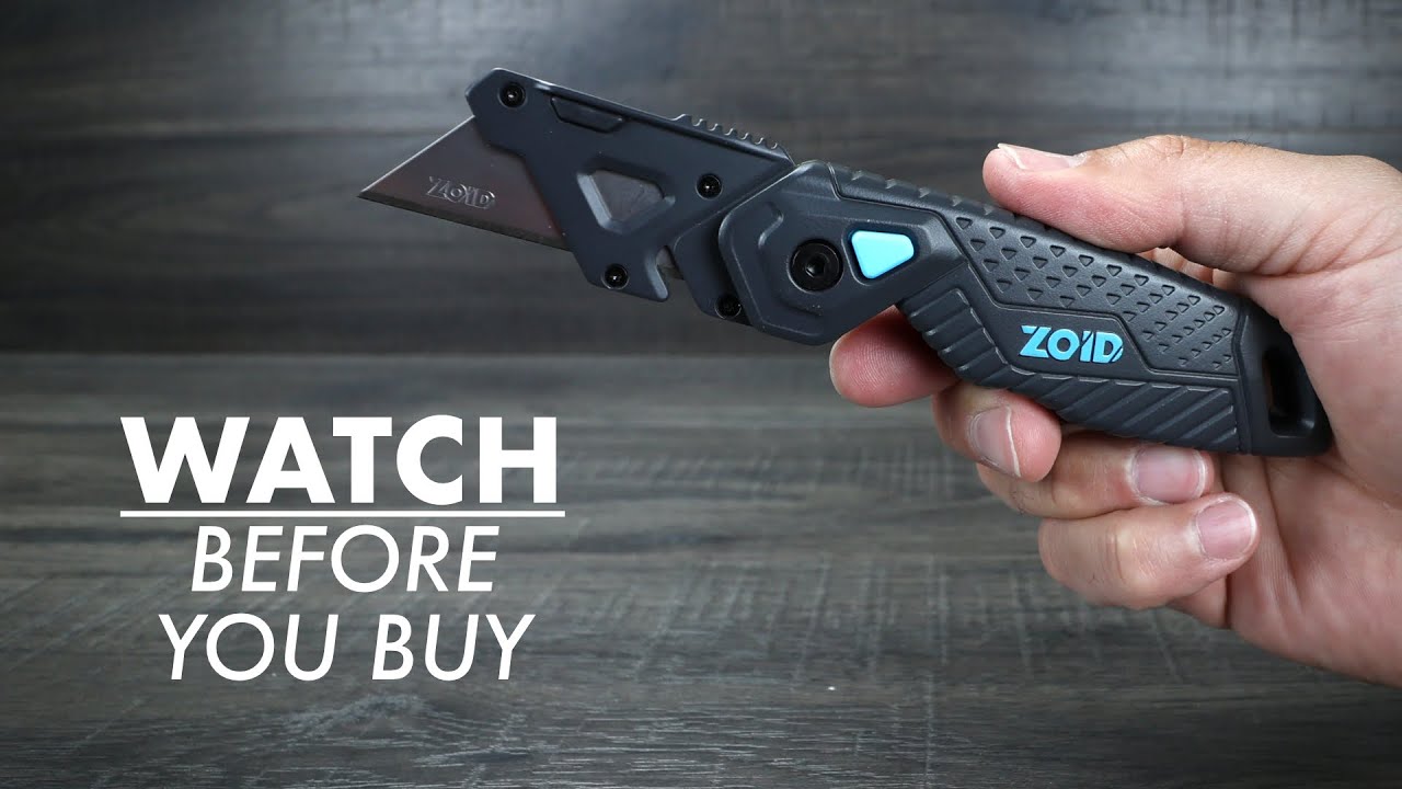 Zoid Folding Utility Knife - YouTube