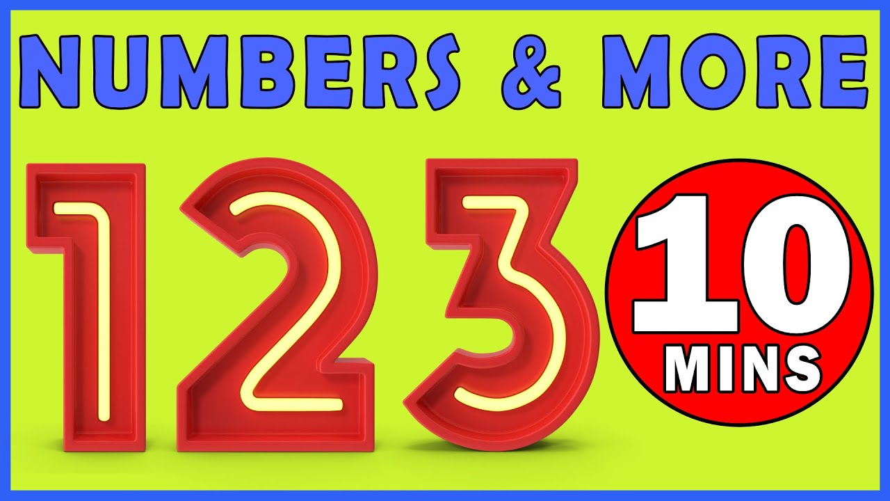 Learn Numbers 1 To 10 | 1234 Preschool Sing Along Song | 12345 Number ...