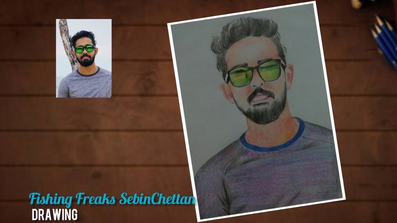 sebin Cyriac | Fishing Freaks | Drawing| @fishingfreaks| Colour Pencil ...