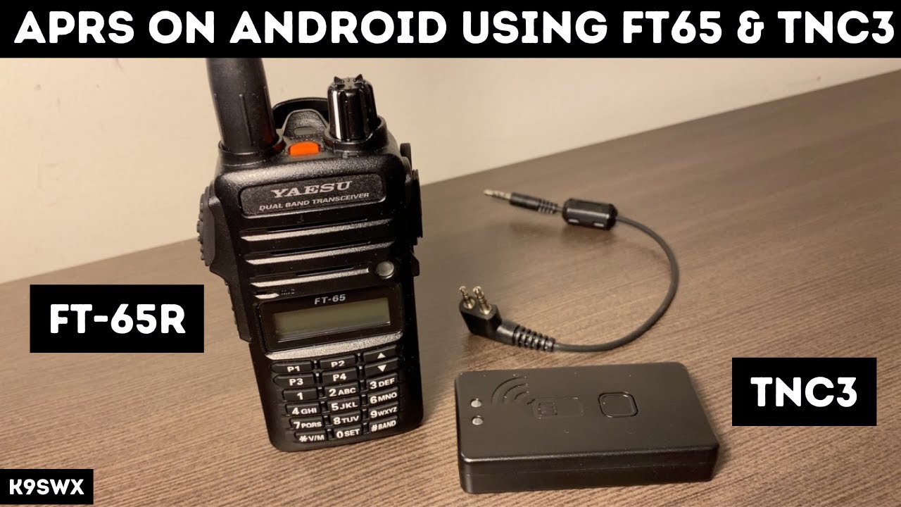 Use APRS on Android with a Yaesu FT65 and Mobilinkd TNC3 - YouTube