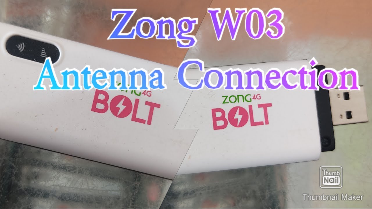 Zong Wingle W03 Antenna - YouTube