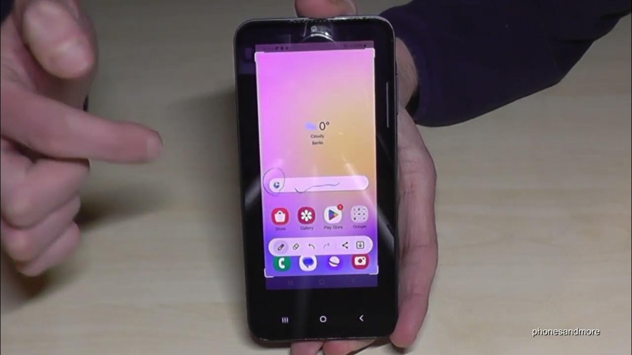 Samsung Galaxy A25 5G: How to take a screenshot/capture? - YouTube