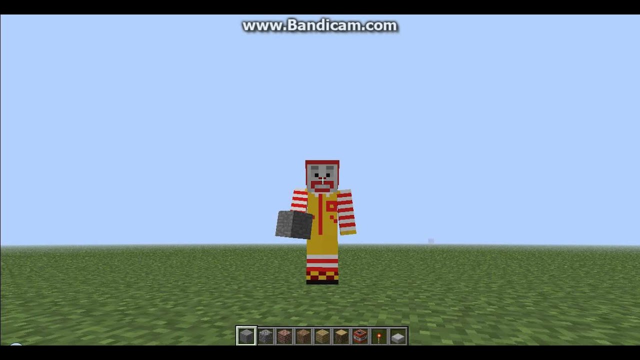 Ronald McDonald Minecraft Skin - YouTube