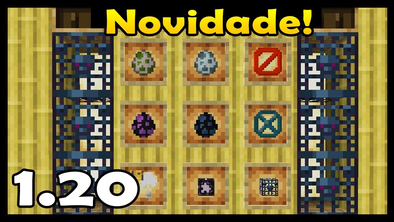 MINECRAFT 1.20 - SAIU! NOVA ATUALIZAÇÃO COM NOVOS OVOS DE SPAWN E MUITO ...