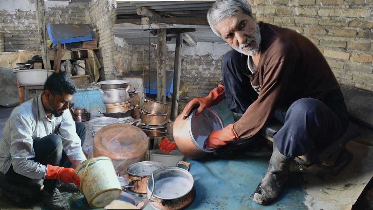 Reviving Ancient Copper Pots: Master and Son Unveil Traditional Small ...