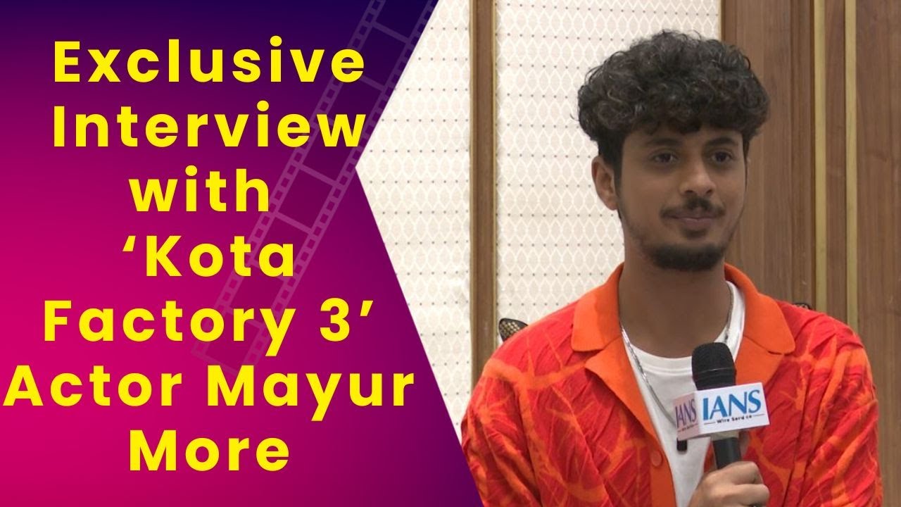 Exclusive Interview with ‘Kota Factory 3’ Actor Mayur More - YouTube