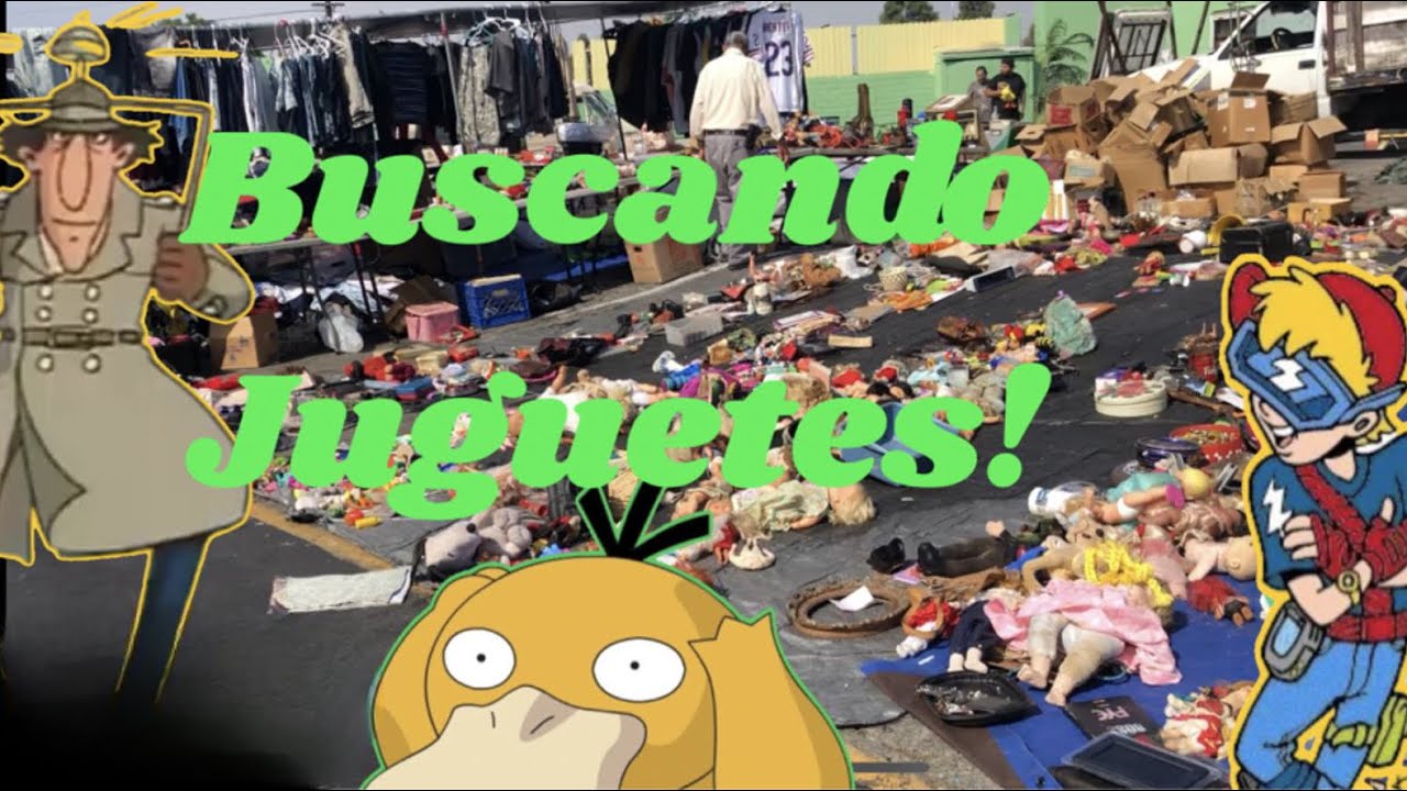 Buscando juguetes en el swapmeet Roadium Open Air Market - YouTube