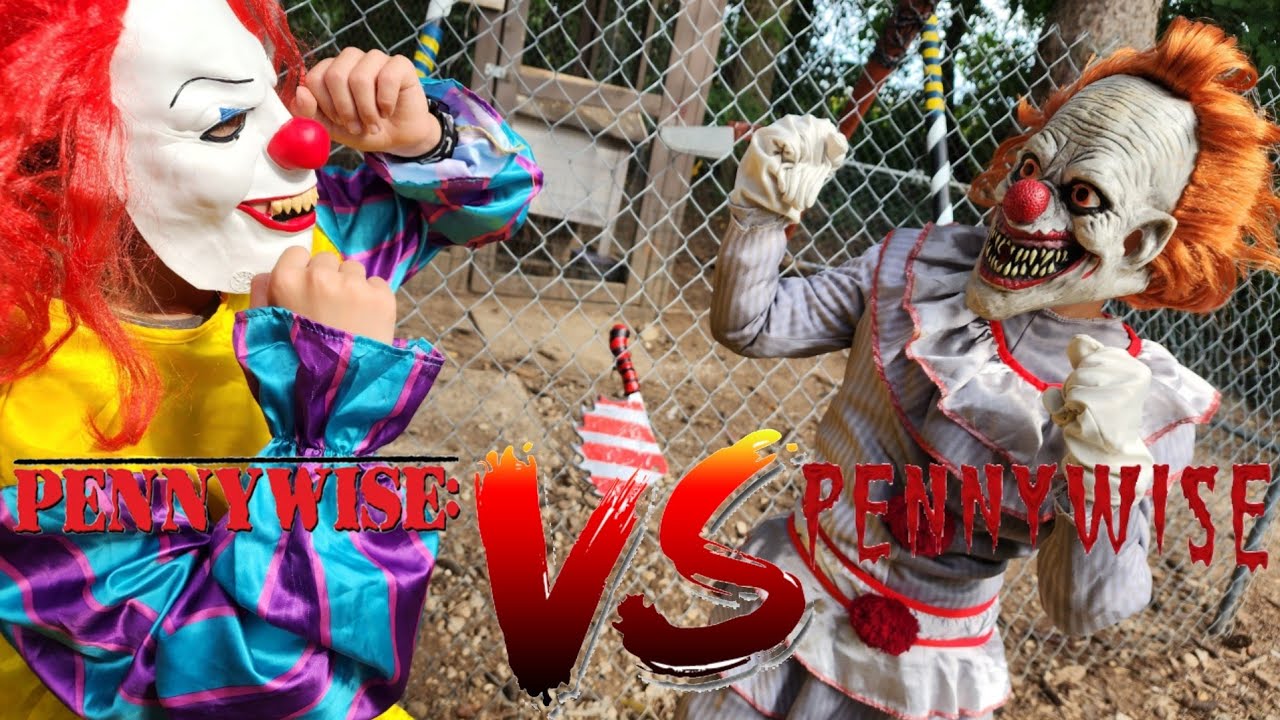 PENNYWISE VS OG PENNYWISE DEATH MATCH! 3 STAGES OF HELL - YouTube