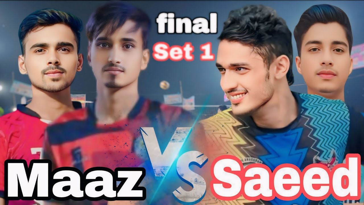 Katauli Vs Ashrafpur || Final || Set 1 || Mr_Maaz_07 vs Mr_Saeed_08 || All up volleyball ...