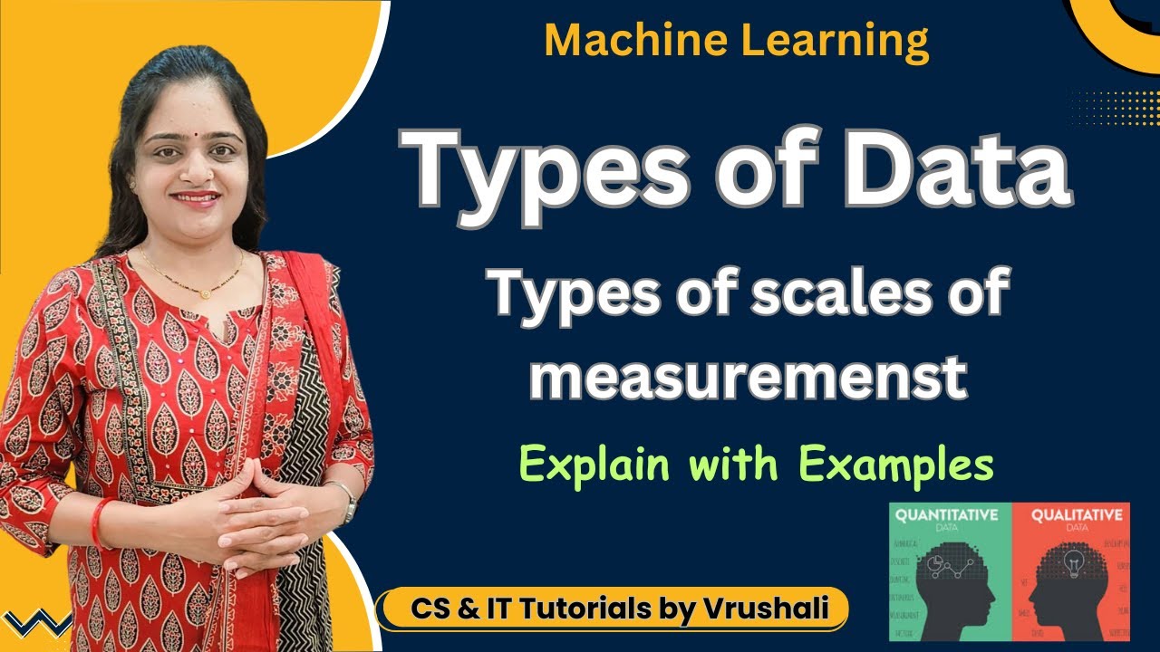 ML 6 : Types of Data | Types of Scales of Measurements with Examples ...