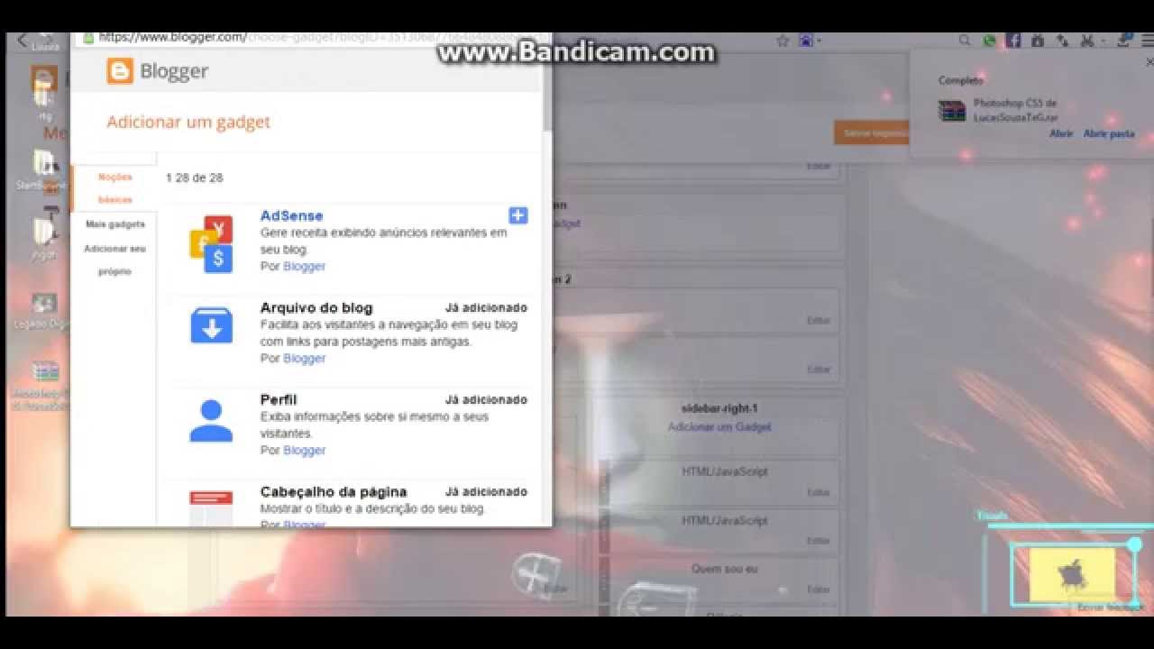 Como adicionar diversos efeitos Gifs no seu Blogger ou Site - YouTube