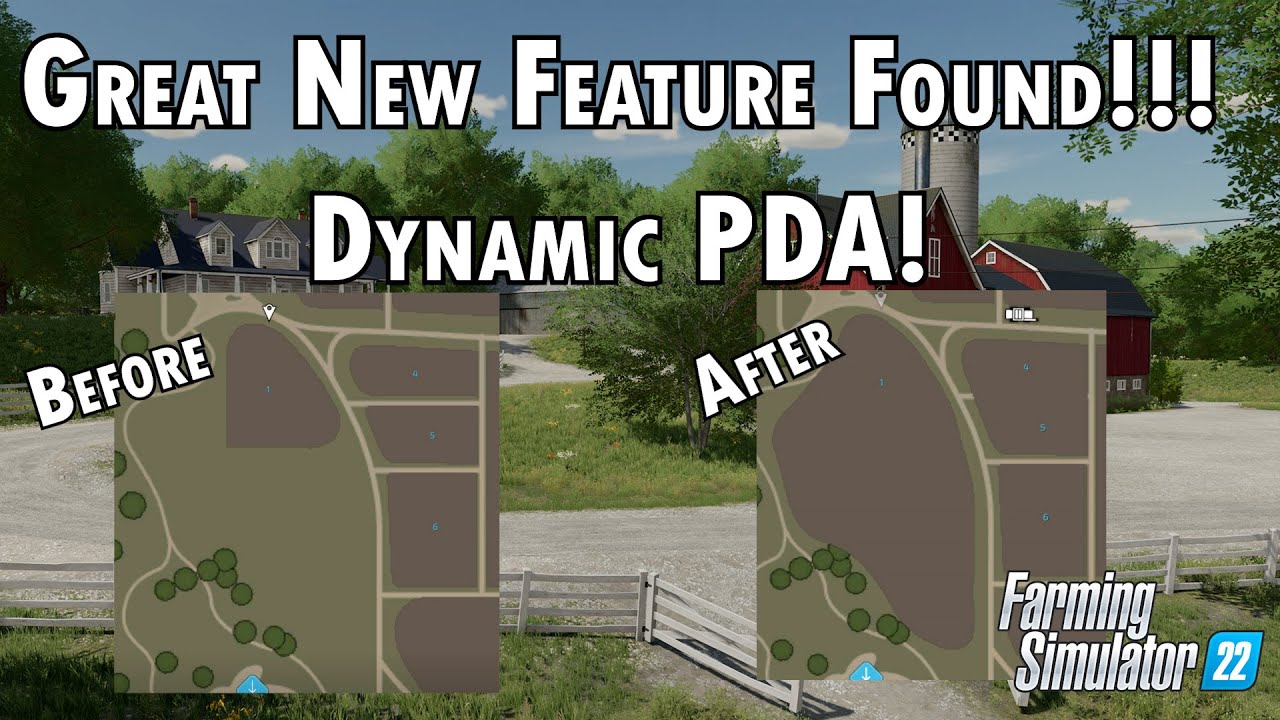 Farming Simulator 22 has a Dynamic PDA | Awesome new feature - YouTube