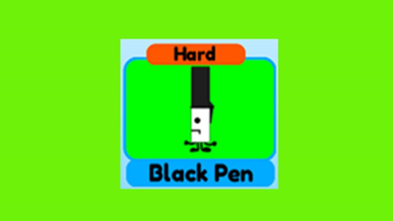 Find the pens Roblox tutorial: Black Pen - YouTube