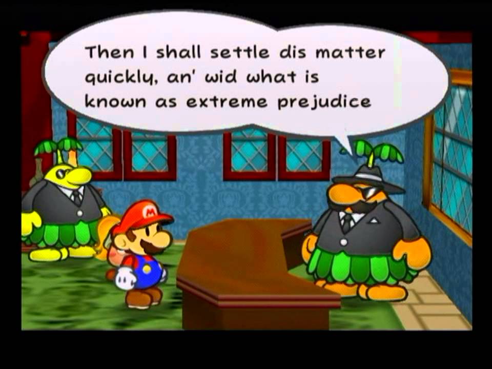 Intermission 2 - Partner Dialogue Differences - Paper Mario (GCN) - YouTube