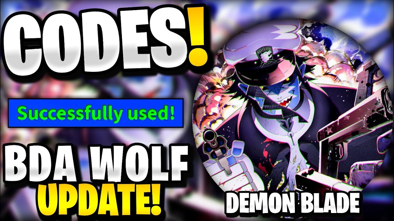 🔥*NEW* ALL WORKING BDA WOLF UPDATE CODES FOR DEMON BLADE! ROBLOX DEMON ...