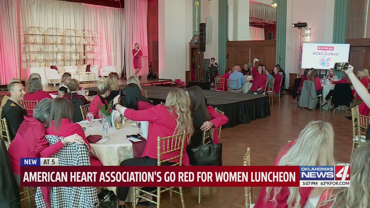 American Heart Association's Go Red for Women Luncheon - YouTube