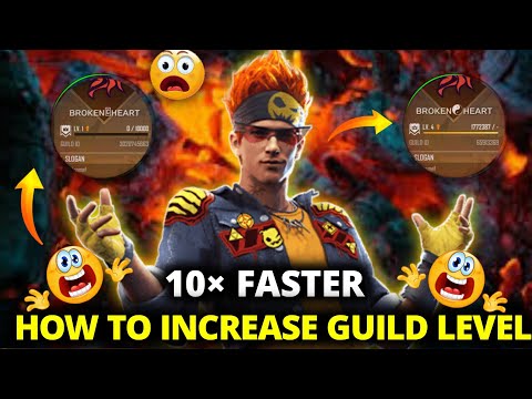 How To Increase Guild Level/Glory 🔥🔥⚡ - Garena Free Fire