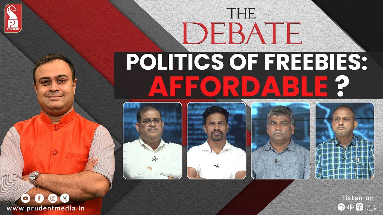 Politics of freebies: Affordable? | The Debate | Prudent | 111123 - YouTube