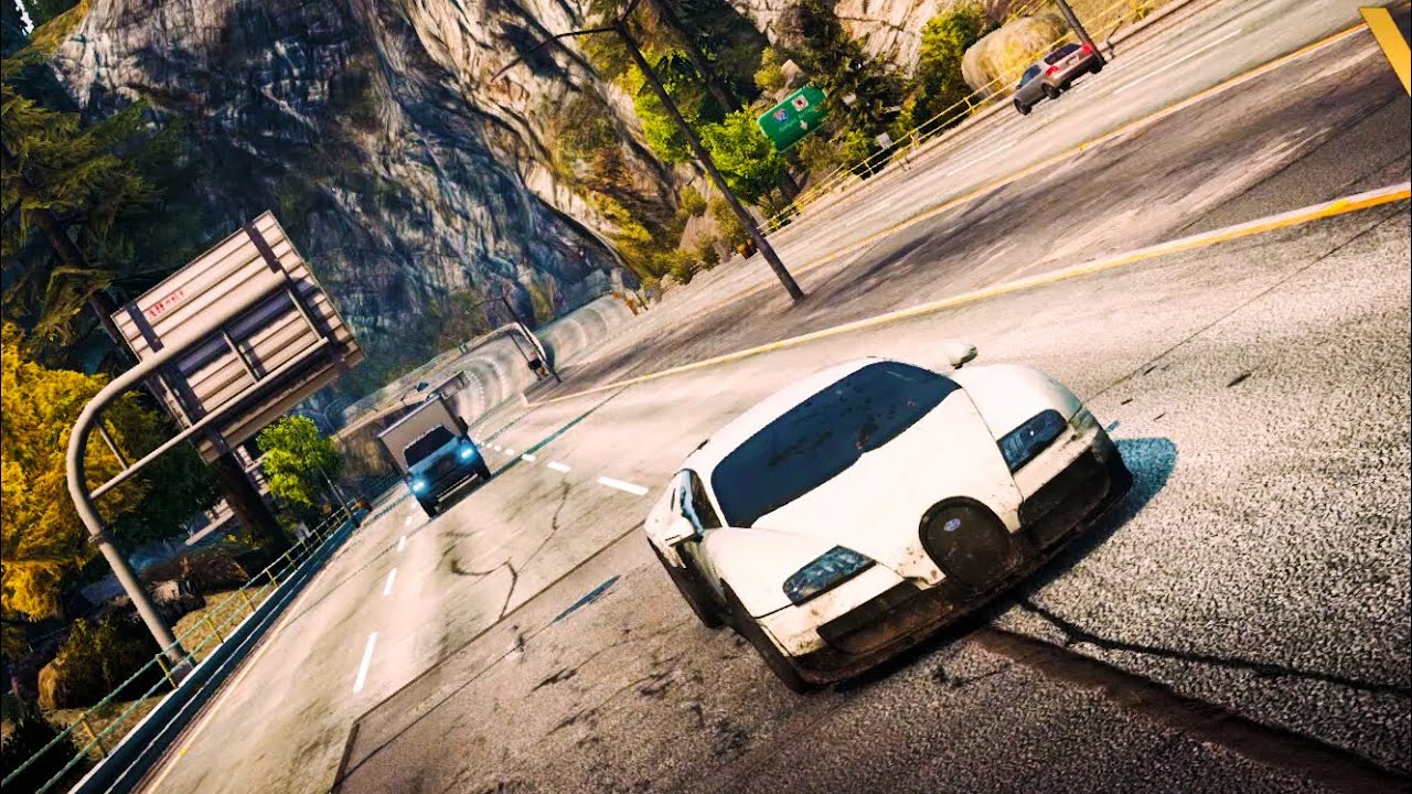 NFS Most Wanted | Toughest Race | Needle Point Bugatti Veyron - YouTube