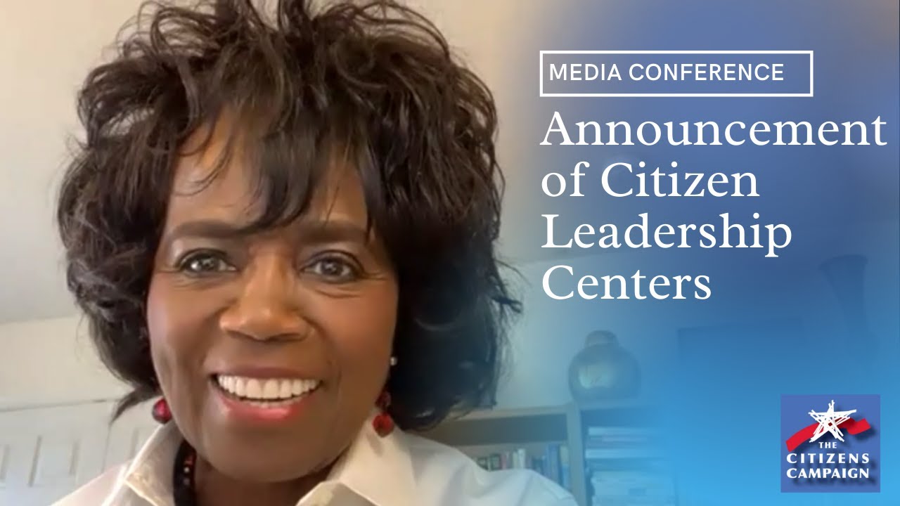 Media Conference Announcing Citizen Leadership Centers Around the ...
