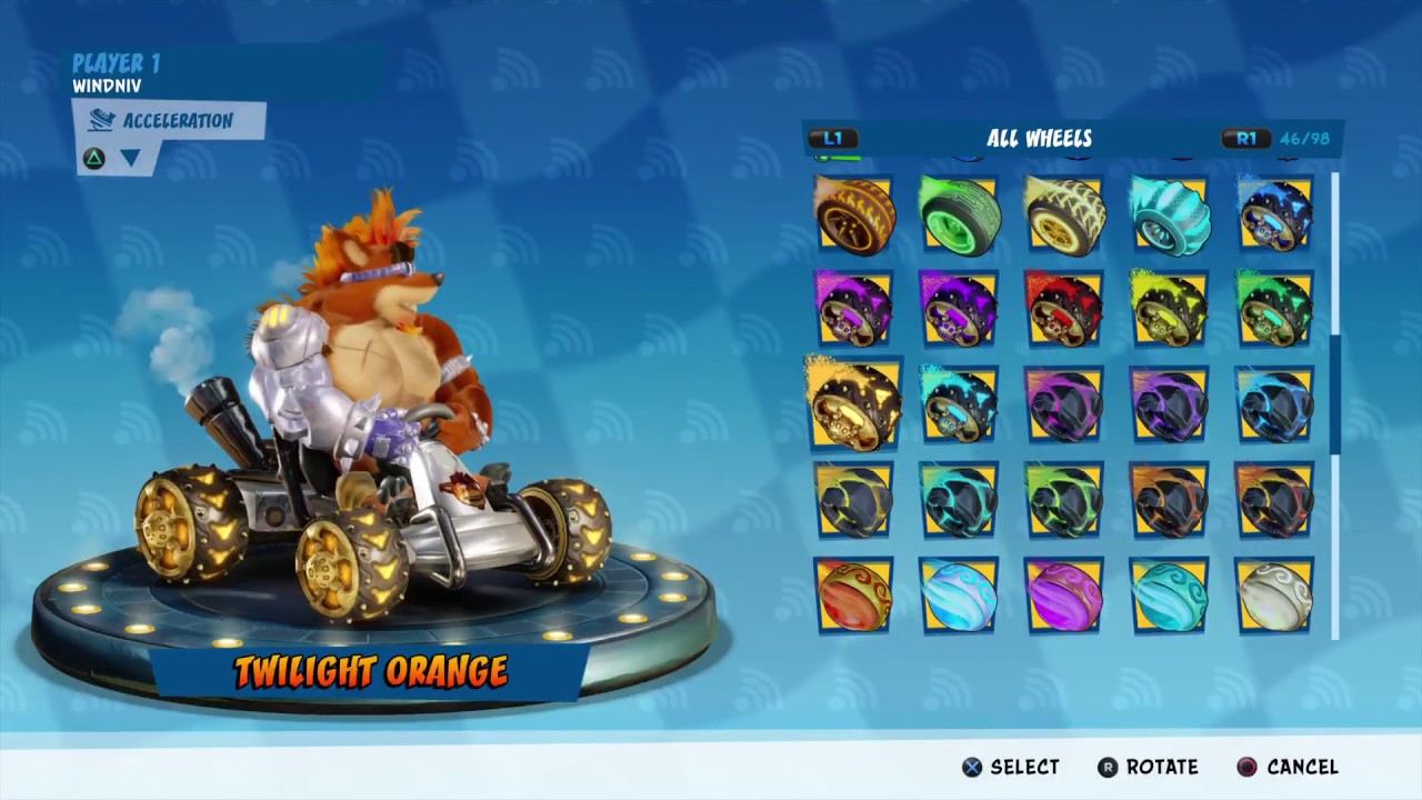 CTRNF - World Tour Part 19 (Characters Skins & Engine Cycling) Crunch 3 ...