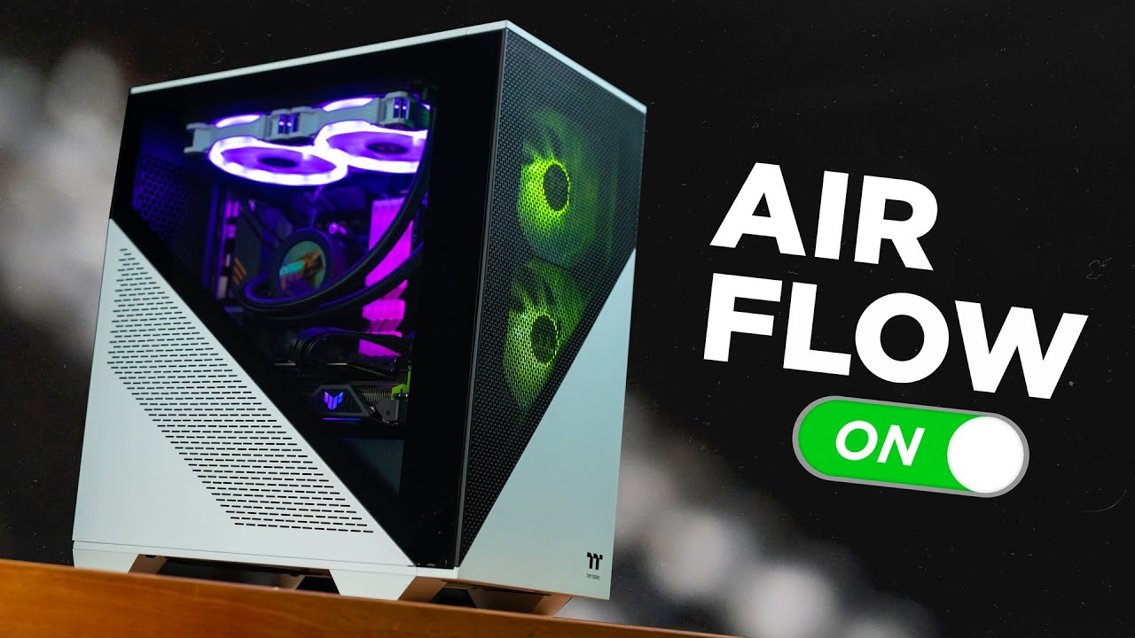 All About Airflow - Thermaltake Divider 170 mATX & 370 ATX PC Case ...