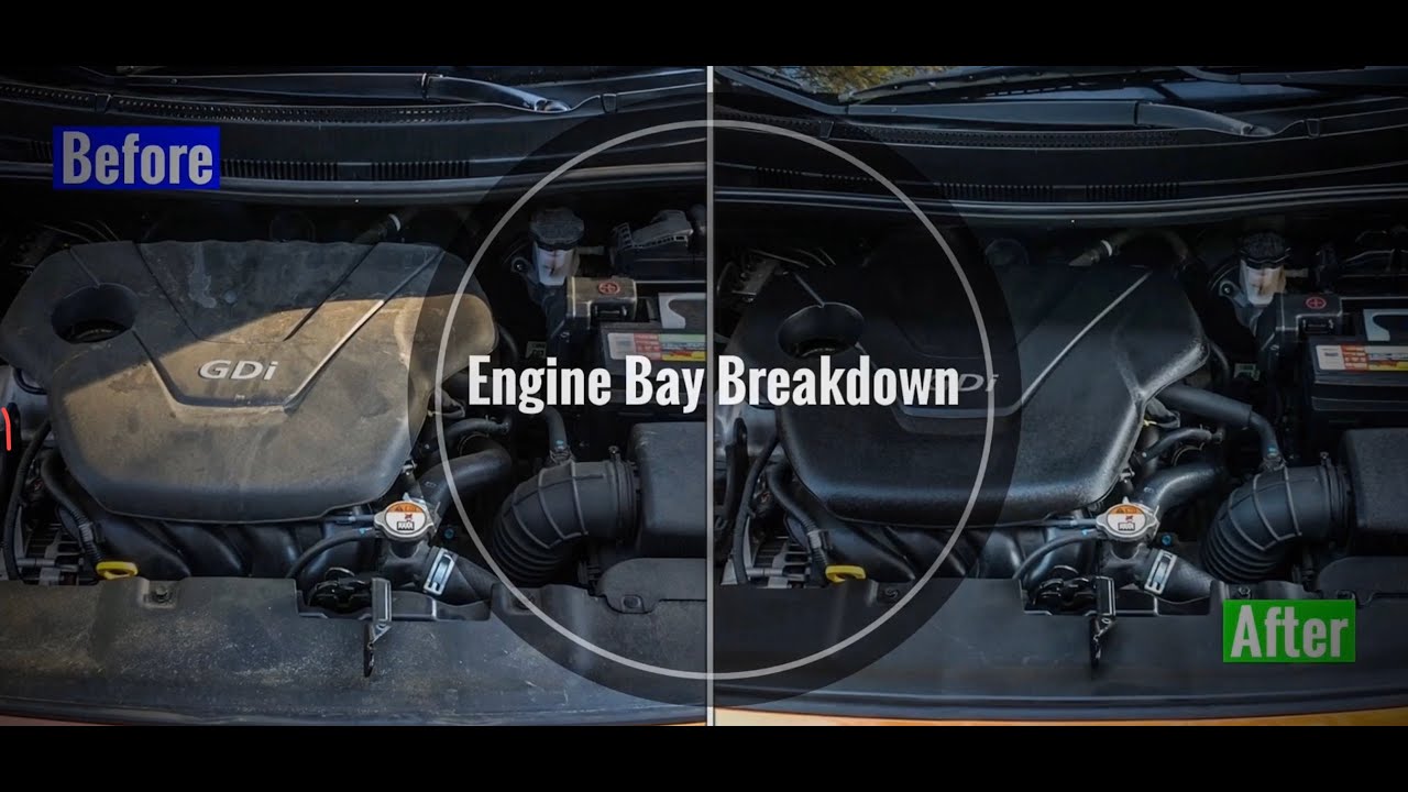 Engine Bay Detail | Break Down | 2015 Hyundai Accent - YouTube