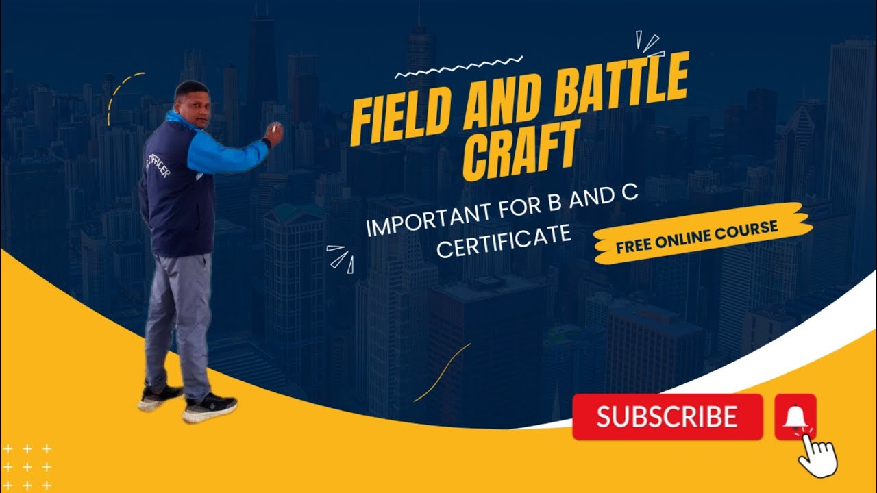 Lecture 8- Field Craft and Battle Craft #ncc #ncctraining - YouTube
