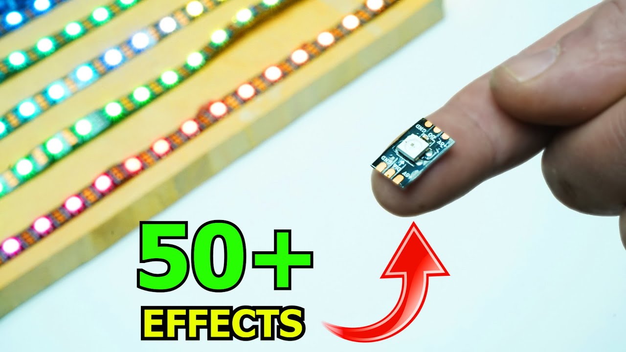 50+ INSANE LED Patterns Using SMART RGB Chip? - YouTube