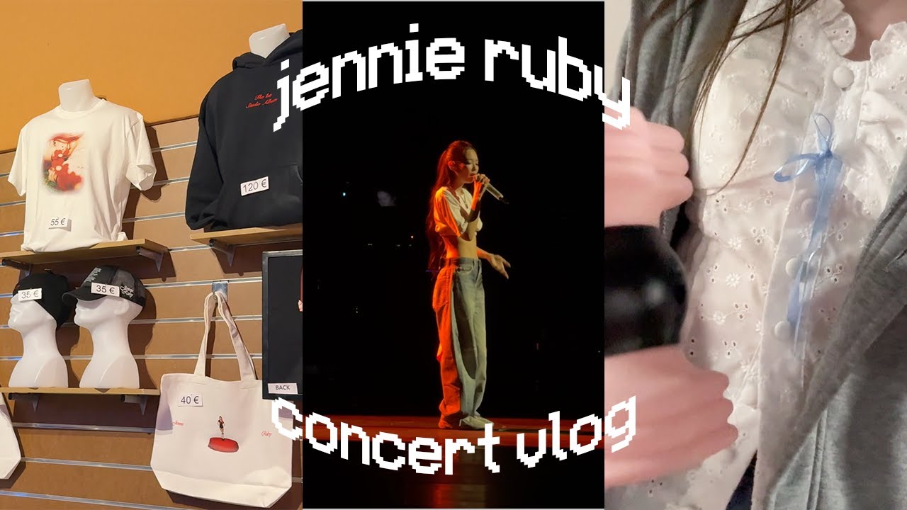 concert vlog: jennie's ruby experience concert in paris - YouTube