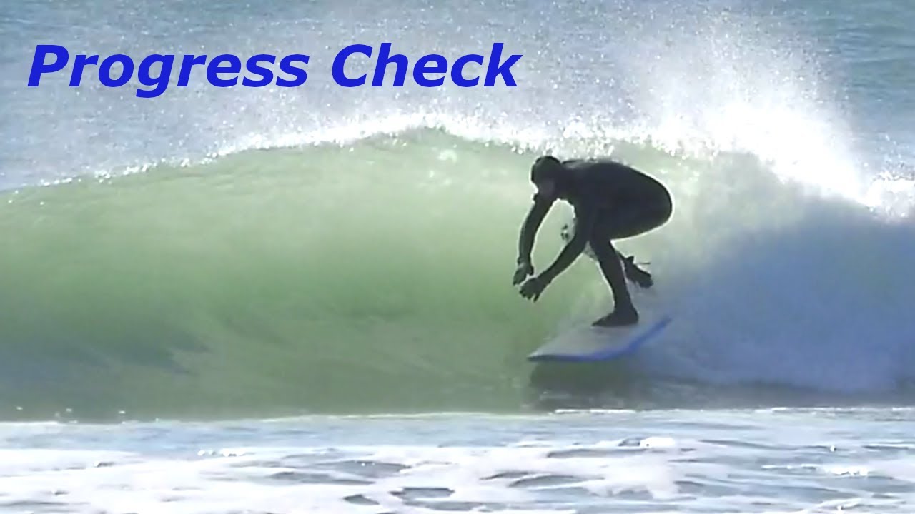 Surfing Progress Check | Learning to Surf - YouTube